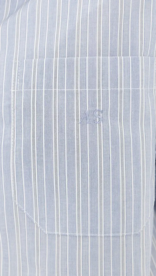 Acne Studios Layered Long Sleeve Button Up Shirt