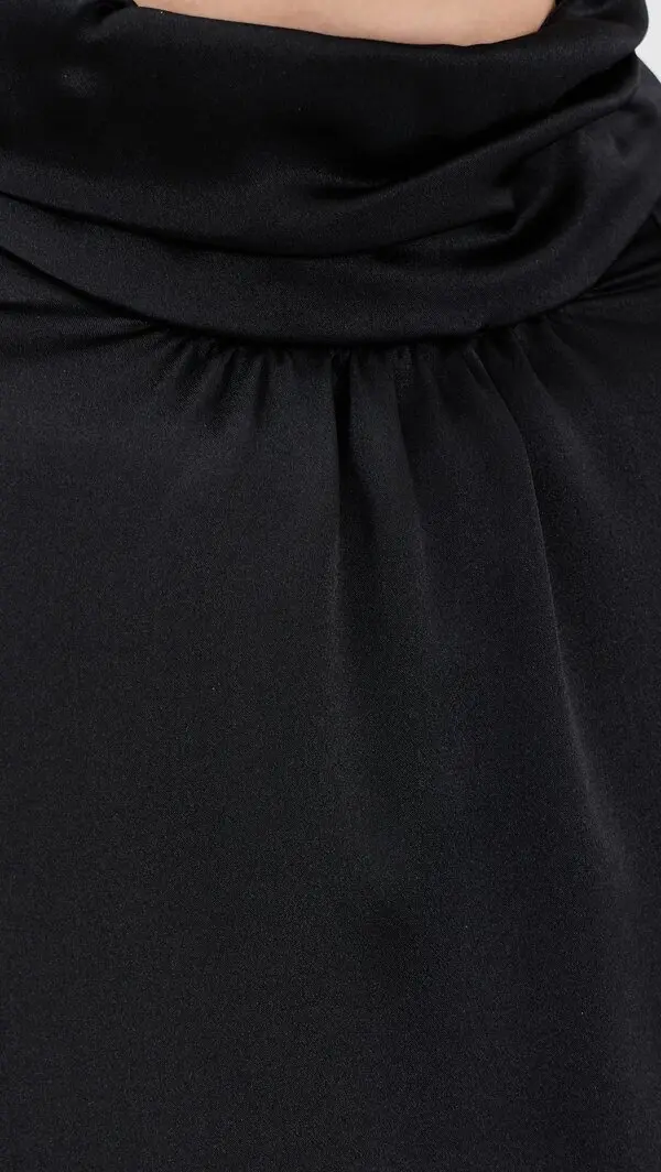 Sablyn Nadine Slouchy Turtleneck Silk Blouse