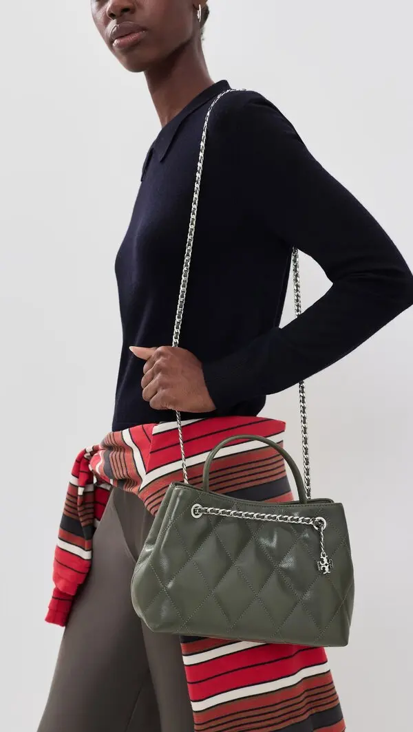 Tory Burch Fleming Small Carryall Shoulder Bag