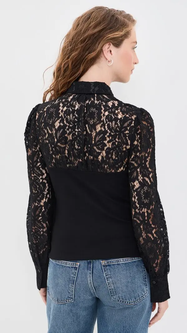 Generation Love Franny Lace Combo Blouse