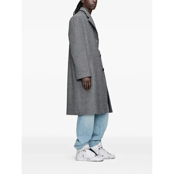 MAISON MARGIELA Grey Coats Single Breasted Coats