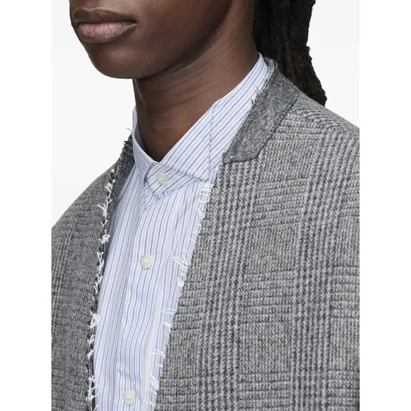 MAISON MARGIELA Grey Coats Single Breasted Coats