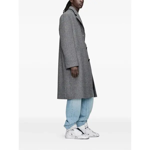 MAISON MARGIELA Grey Coats Single Breasted Coats - Gray