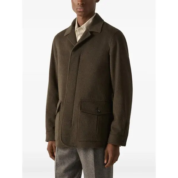 Zegna Jackets Military Jackets - Green