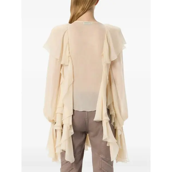 Blumarine Neutrals Tops Blouses