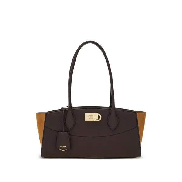 FERRAGAMO Shoulder Bags - Brown