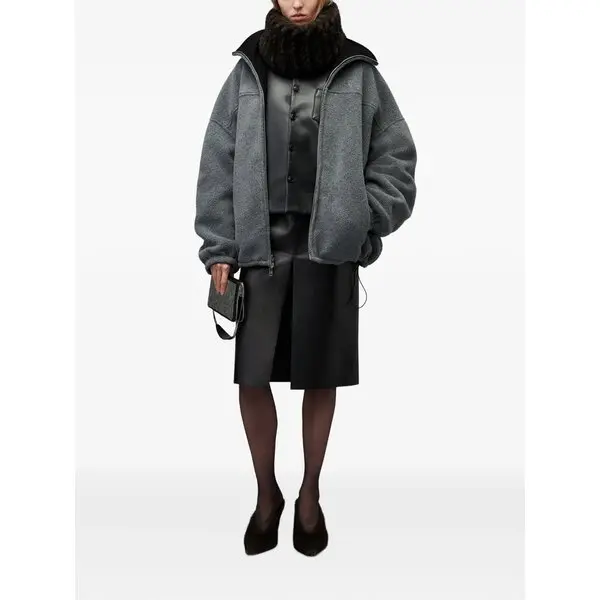Alexander Wang Grey Jackets Bomber Jackets