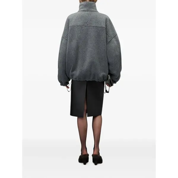 Alexander Wang Grey Jackets Bomber Jackets