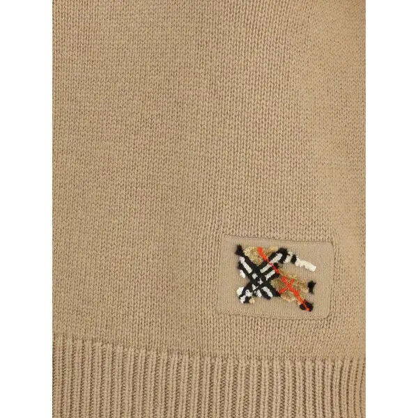 Burberry Neutrals Knitwear Jumpers - Cream