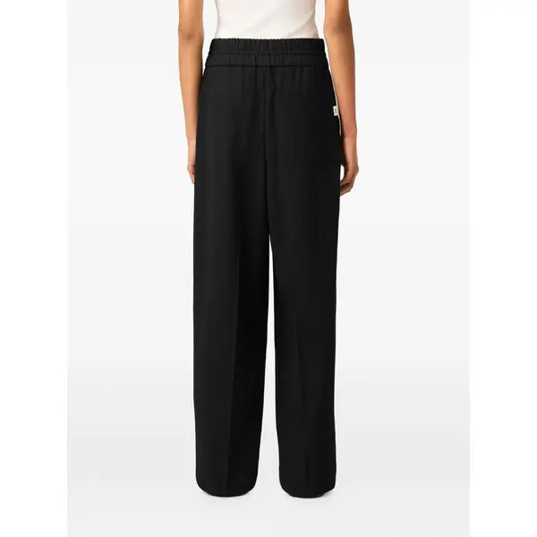 AMI Paris Trousers Regular & Straight-leg Trousers - Black