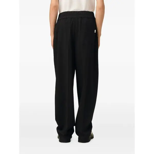 AMI Paris Trousers Regular & Straight-leg Trousers - Black