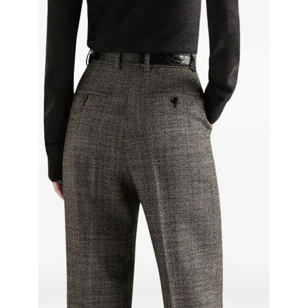 Dolce & Gabbana Grey Trousers Tailored Trousers