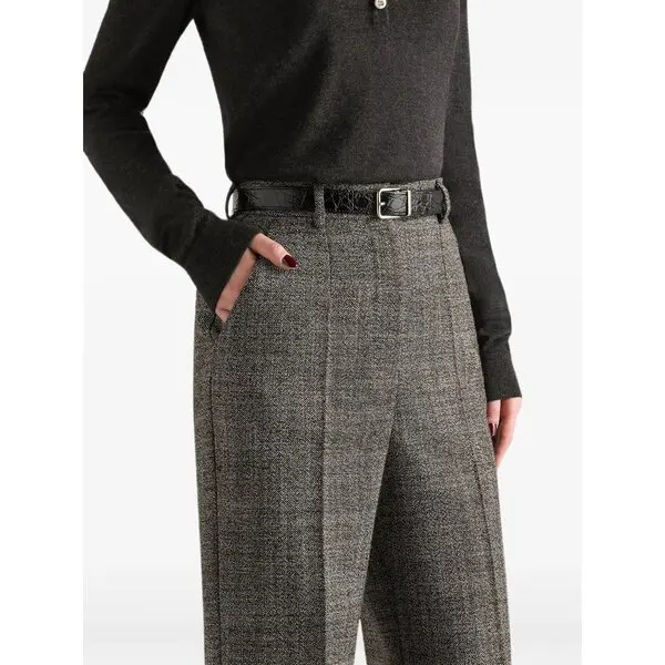 Dolce & Gabbana Grey Trousers Tailored Trousers
