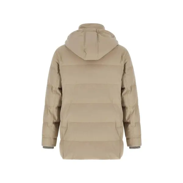 Brunello Cucinelli Neutrals Coats Parkas - Cream