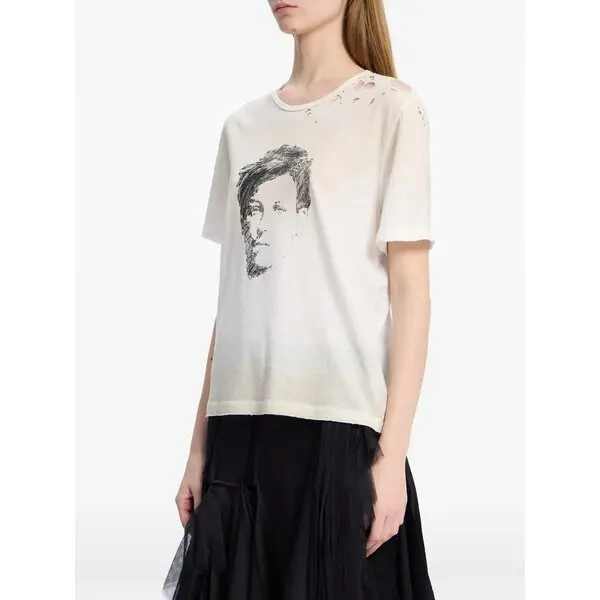 ANN DEMEULEMEESTER Neutrals Tops T-shirts & Jerseys