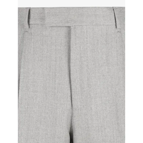 Zegna Grey Trousers Tapered Trousers