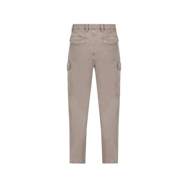 Brunello Cucinelli Grey Trousers Tapered Trousers - Gray