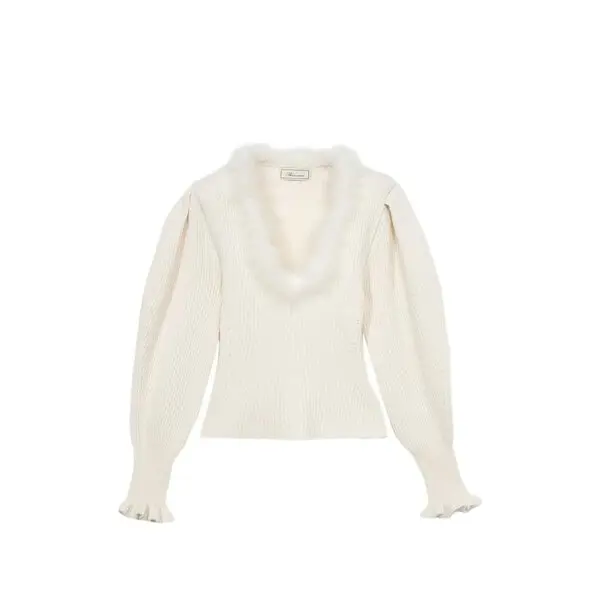 Blumarine Knitwear Jumpers - White