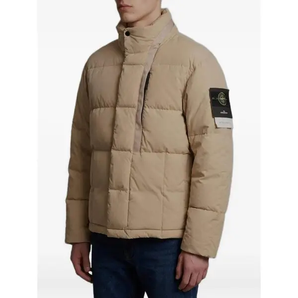 Stone Island Neutrals Jackets Padded & Down Jackets - Cream