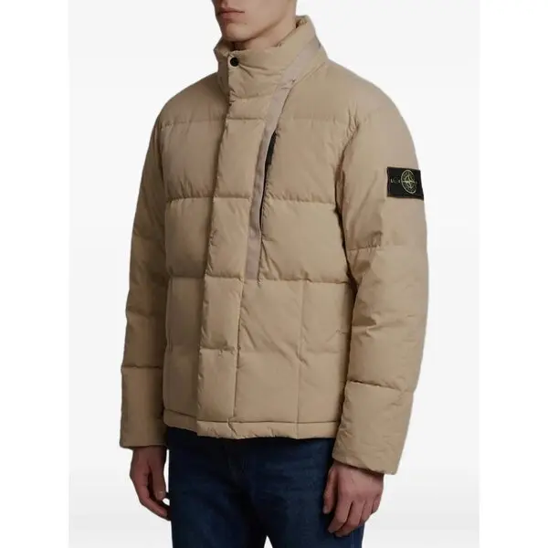 Stone Island Neutrals Jackets Padded & Down Jackets - Cream