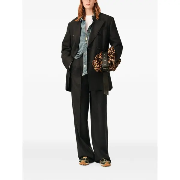 AMI Paris Grey Trousers Tailored Trousers