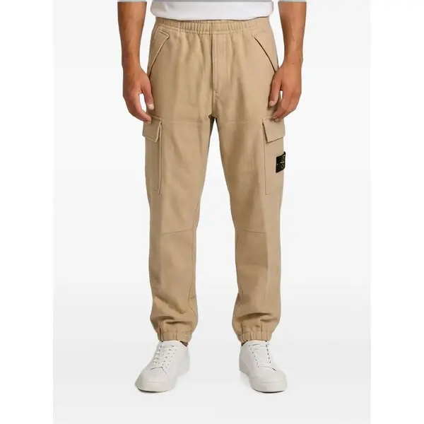 Stone Island Neutrals Trousers Track Pants - Cream