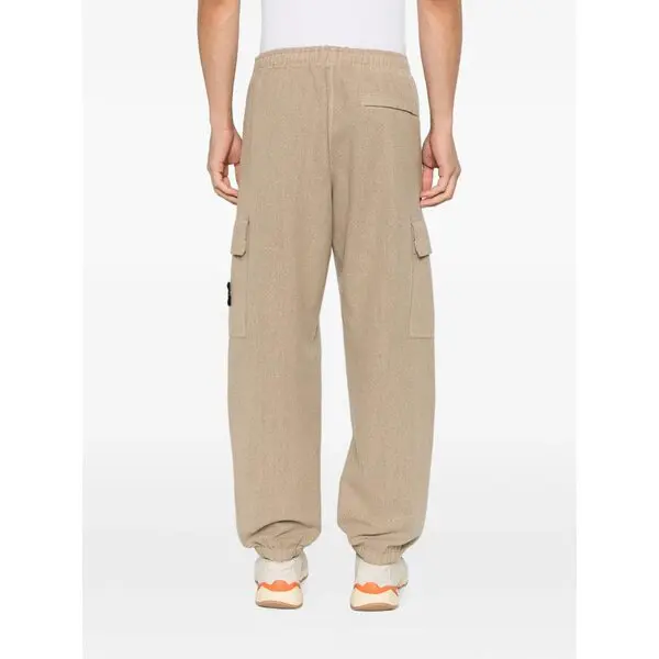 Stone Island Neutrals Trousers Track Pants - Cream