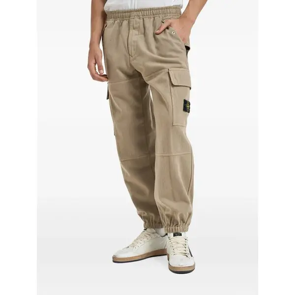 Stone Island Neutrals Trousers Track Pants - Cream