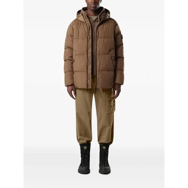 Stone Island Coats Padded Coats - Brown
