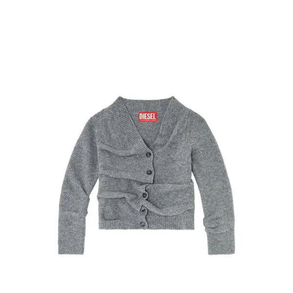 DIESEL® Grey Knitwear Cardigans