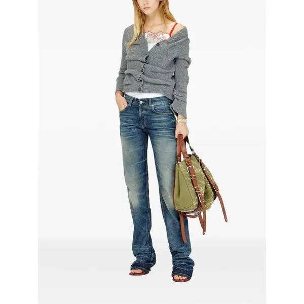 DIESEL® Grey Knitwear Cardigans - Gray