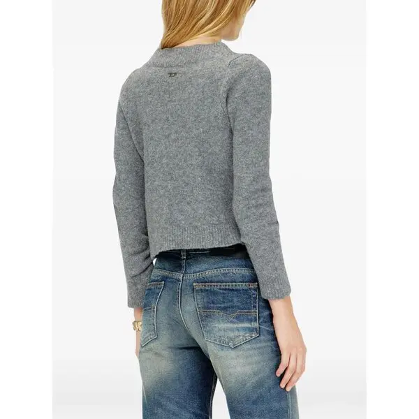 DIESEL® Grey Knitwear Cardigans - Gray