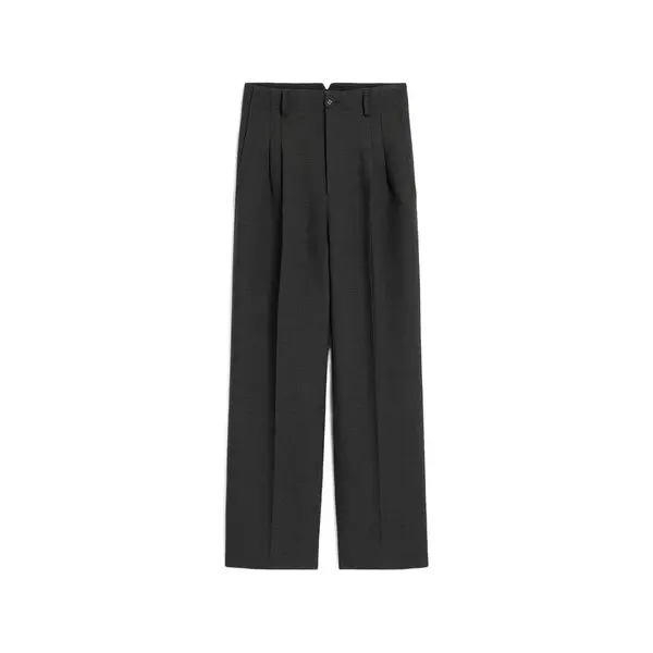 AMI Paris Grey Trousers Tailored Trousers