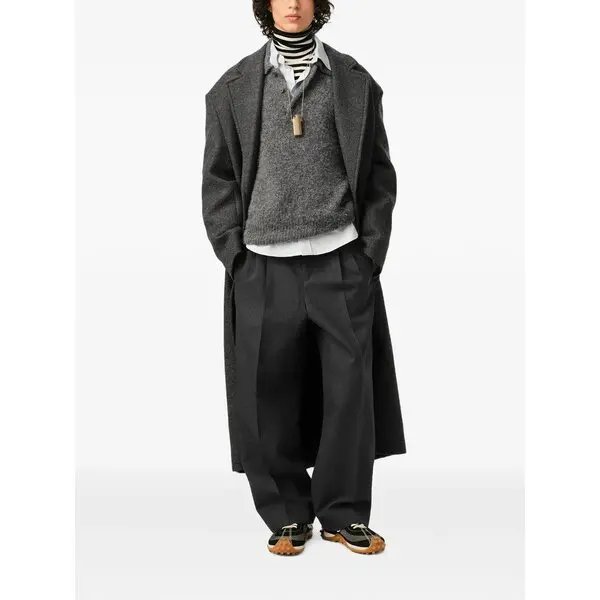 AMI Paris Grey Trousers Tailored Trousers