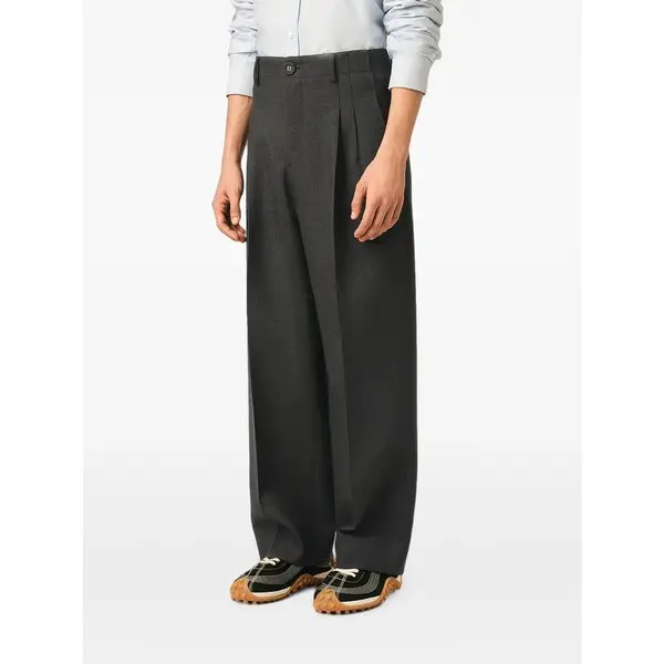 AMI Paris Grey Trousers Tailored Trousers