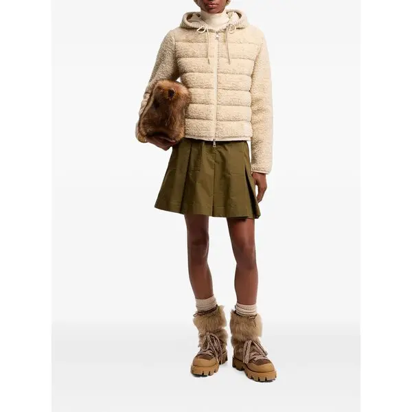 Moncler Neutrals Jackets Puffer Jackets
