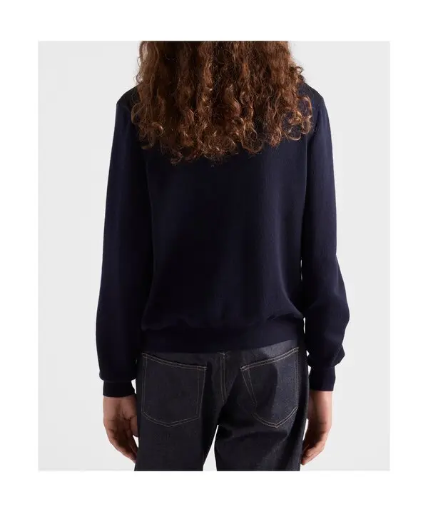 Prada Cashmere Zipper Cardigan
