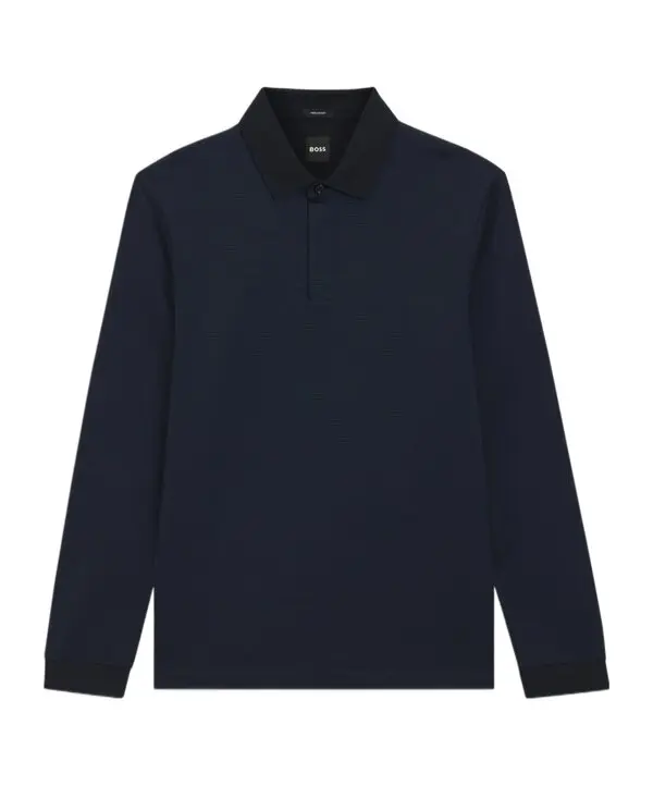 Hugo Boss Cotton Polo Shirt - Dark Blue