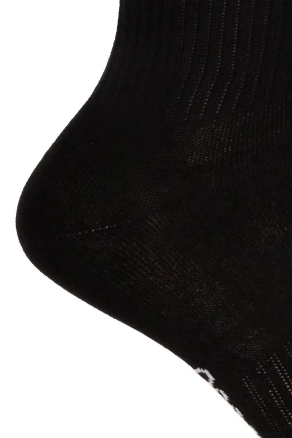 Off-White Logo Detailed Ribbed Socks
