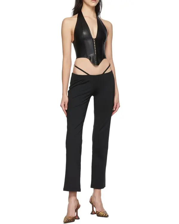 Miaou Logo Sleeveless Neck Vest