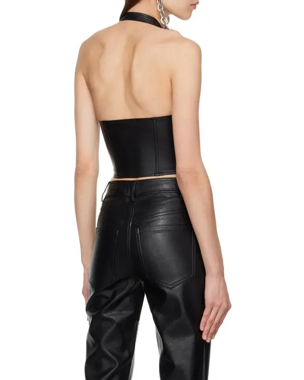 Miaou Logo Sleeveless Neck Vest