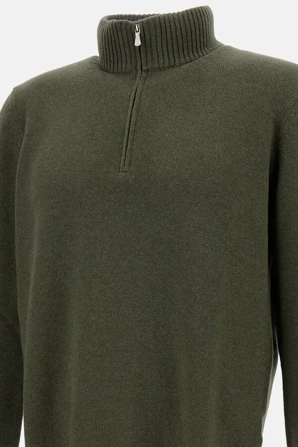 GRAN SASSO Long-sleeved Half-zip Jumper