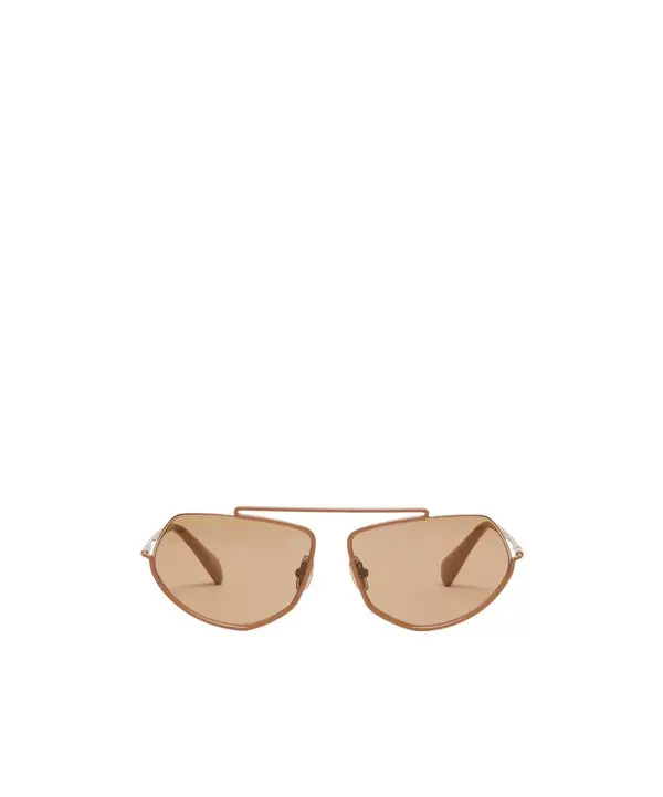 Max Mara Square Sunglasses - Camel