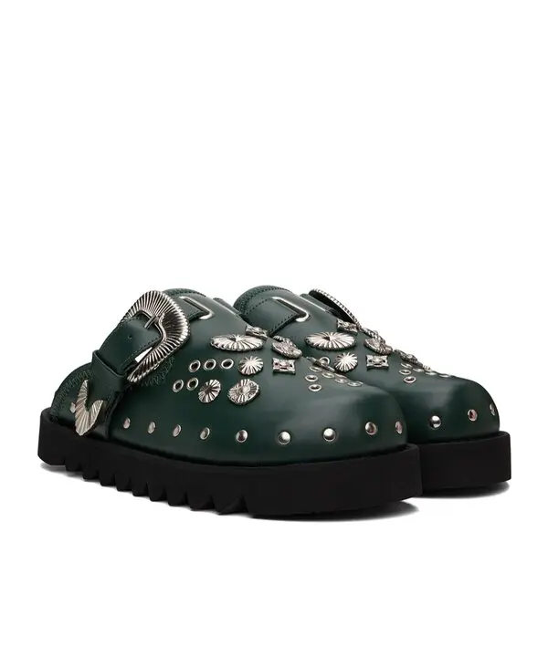 TOGA VIRILIS Round Toe Flat Mules