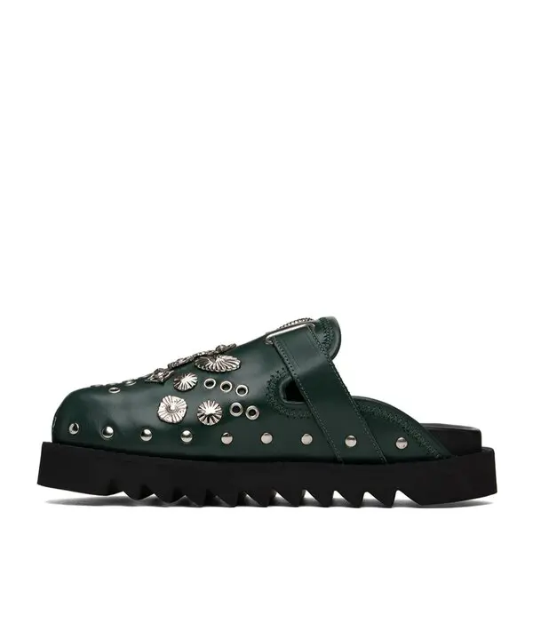 TOGA VIRILIS Round Toe Flat Mules