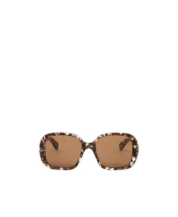 Chloé Gayia Rectangular Sunglasses - Green