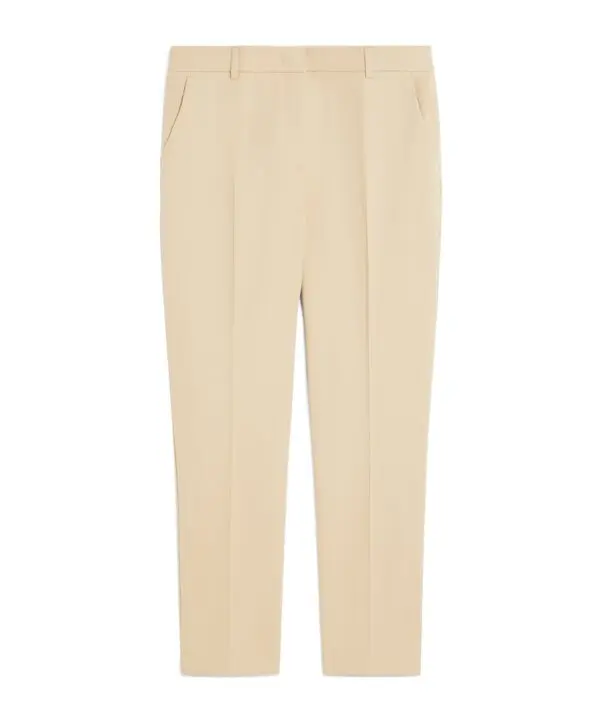 Max Mara Vite Cropped Pants - Sand