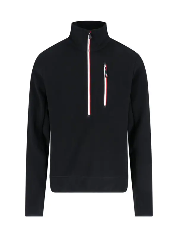 Moncler High Neck Fleece Sweatshirt