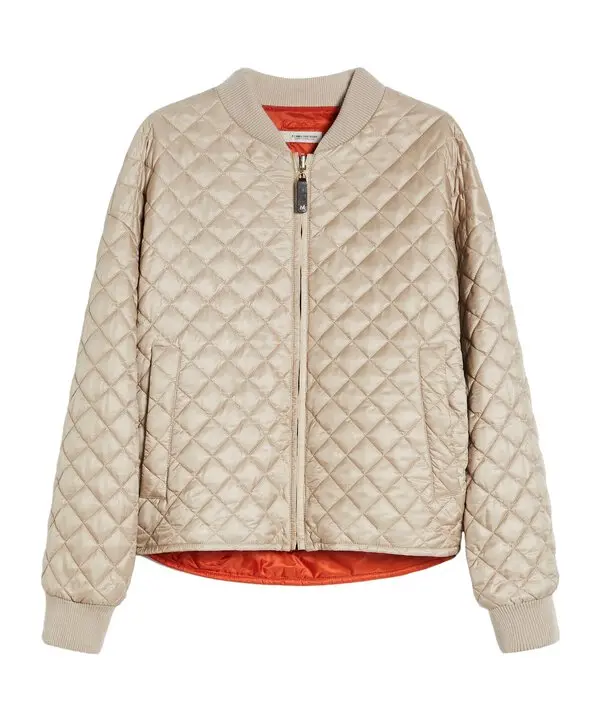 Max Mara Licia Reversible Bomber Jacket - Hazel Tree