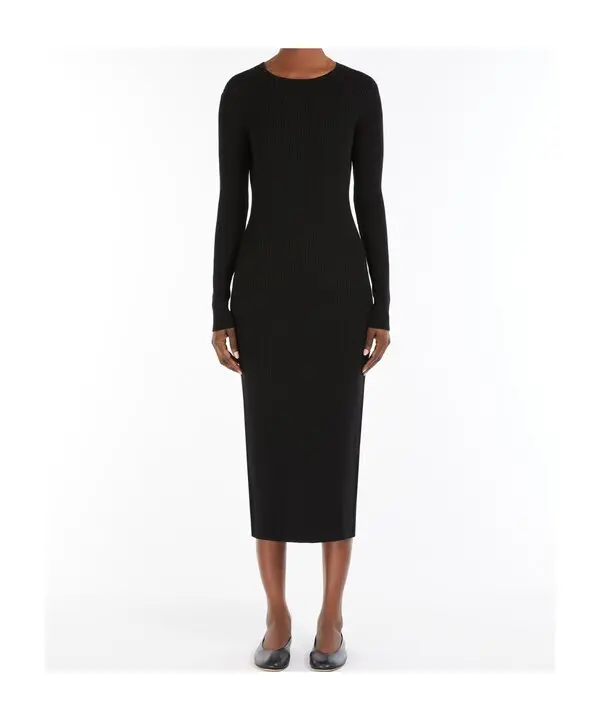 Max Mara Viscose Knit Sheath Dress